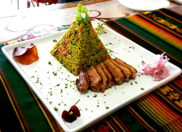 Arroz con Pato - Quina do Chef Restaurante Peruano